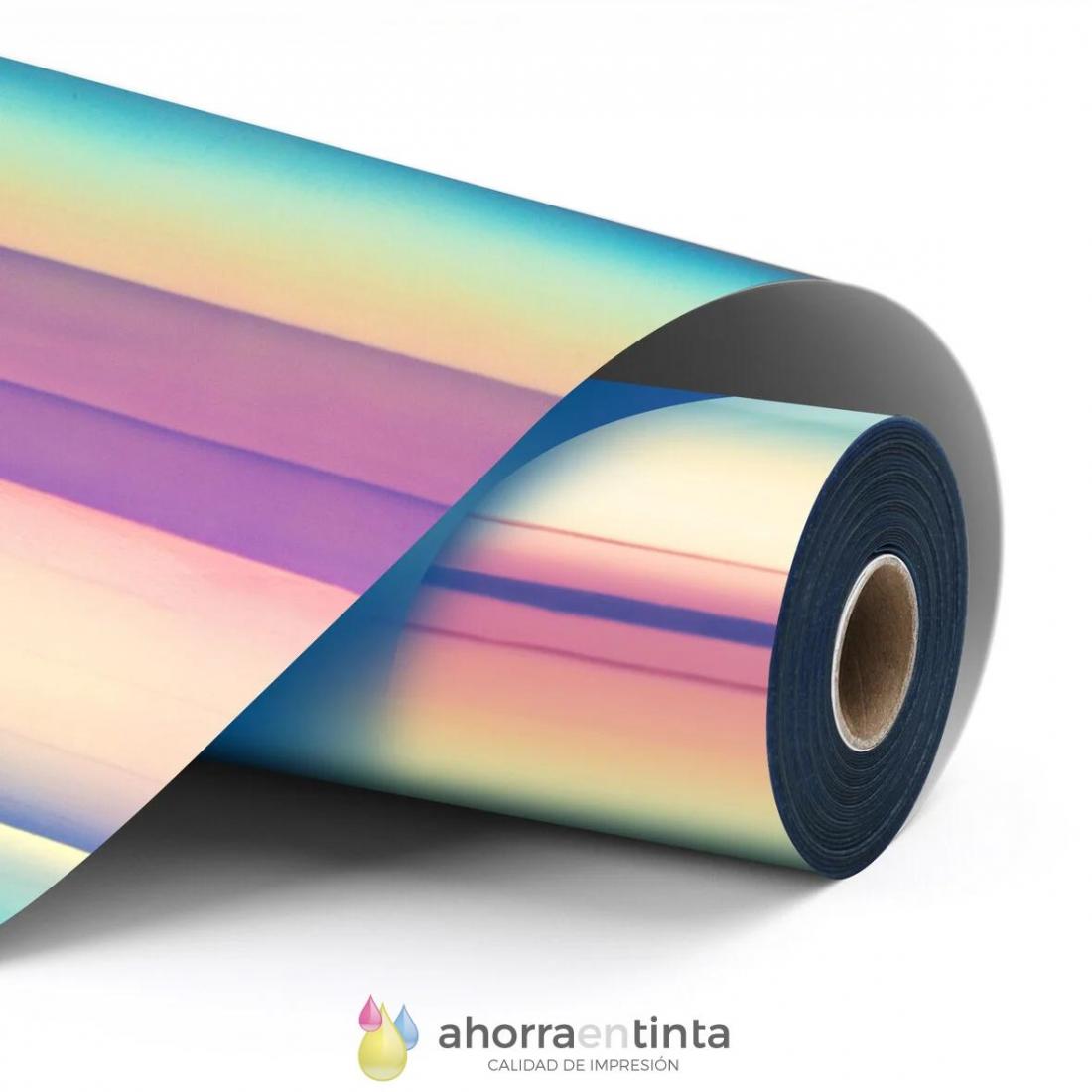 Vinilo adhesivo permanente holográfico LOKLiK - Violeta azulado - 30,5 ...